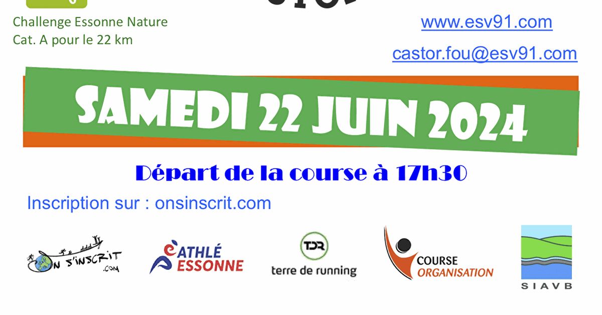 Course nature "Le Castor Fou" à Vauhallan